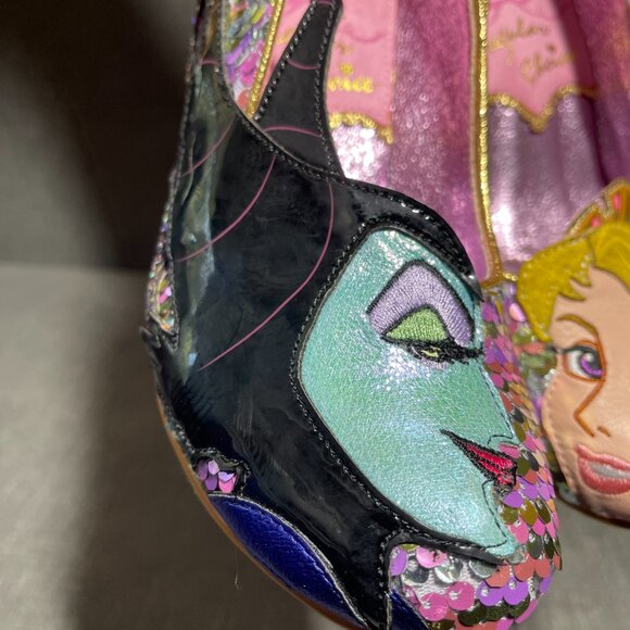 Irregular Choice | Shoes | Irregular Choice X Disneys Sleeping Beauty Touch The Spindle Heels 65 ...